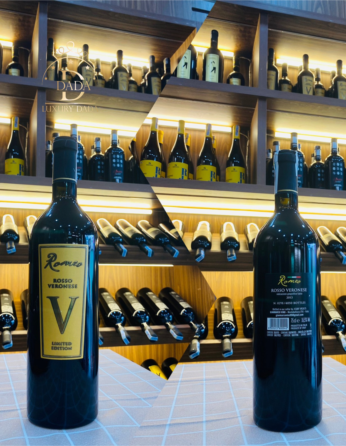 Rượu vang đỏ ý romeo v limited edition - Macera